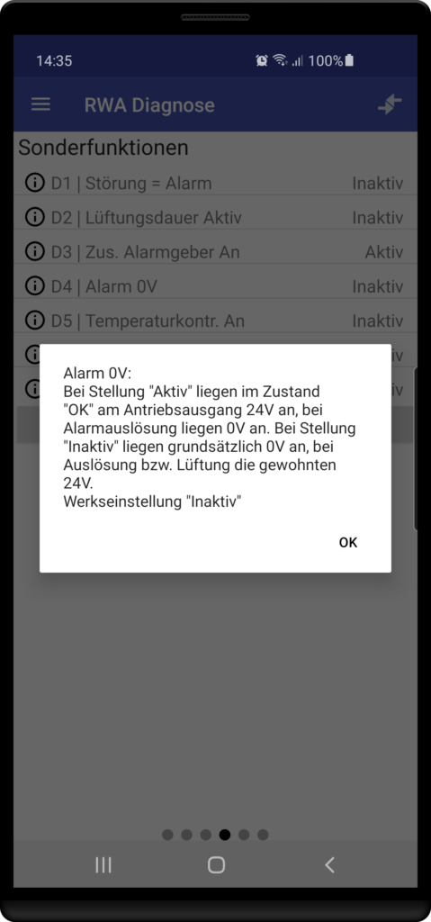 Android RWA Diagnose App - RWA-Zentrale.de