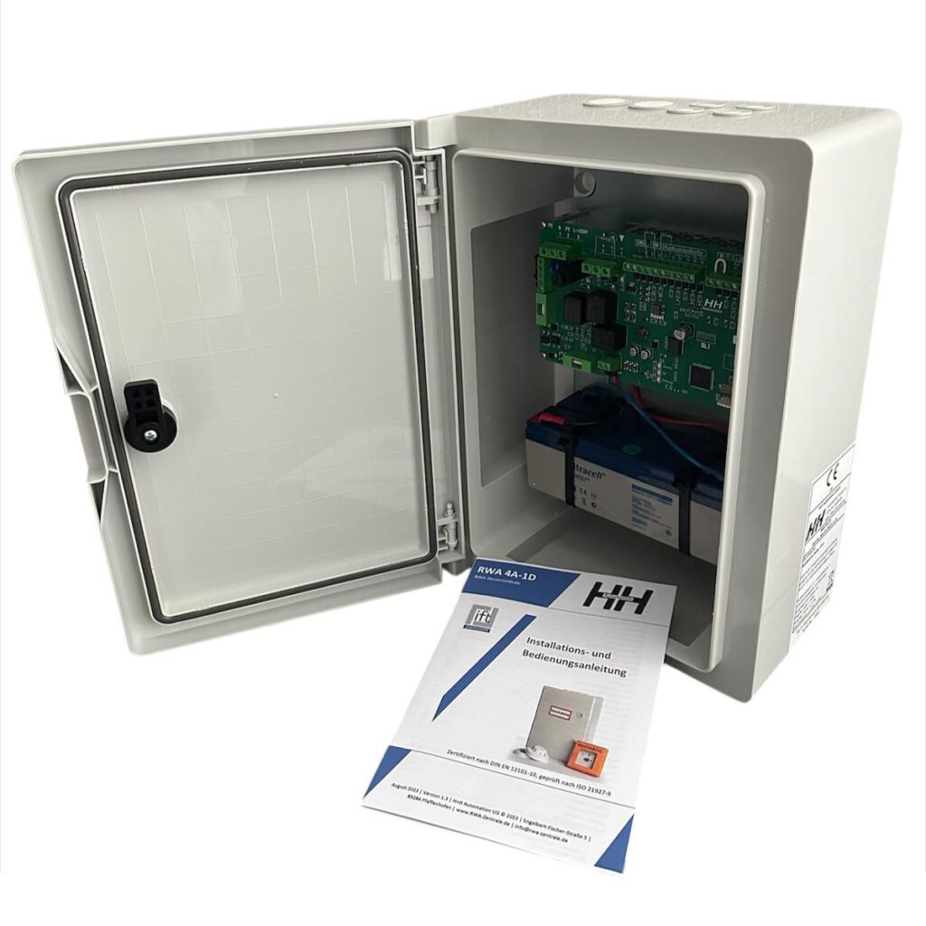 Komplete RWA-Steuerung für sicheren Rauchabzug